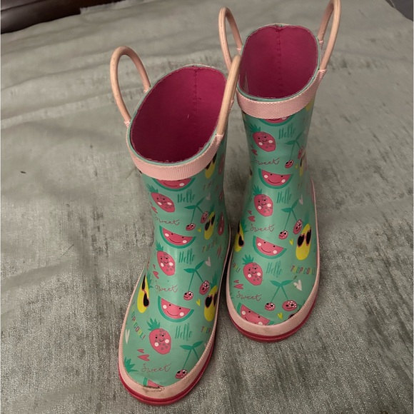 Lily And Dan | Shoes | Lily And Dan Pink Watermelon Rain Boots Little ...